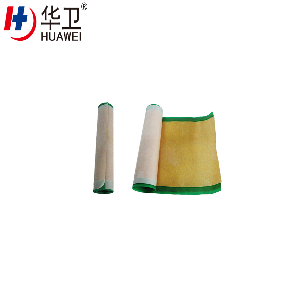 Medical Surgical Incise PU Wound Dressing Film Roll With Iodine